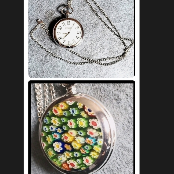 Strada | Accessories | Strada 32 In Italian Murano Glass Stainless ...